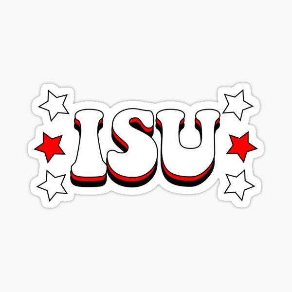 "Illinois State University - ISU Stars" Sticker for Sale by Danimw ...