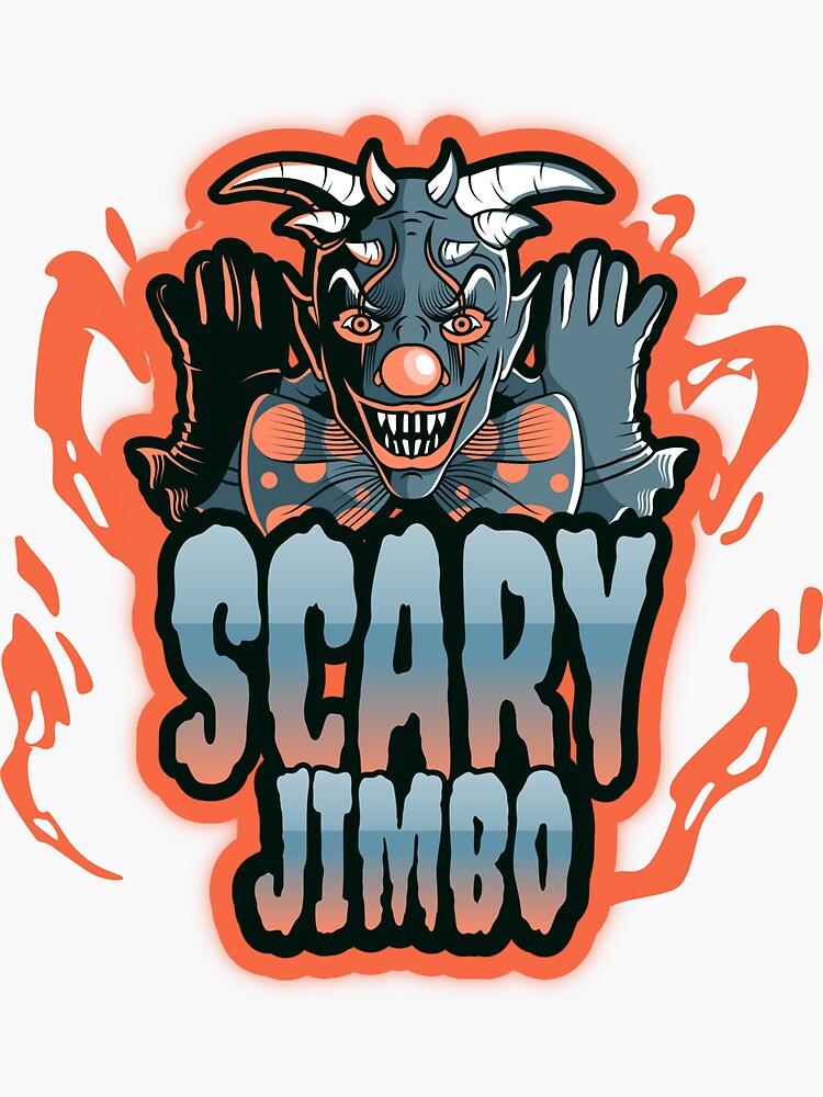 "Scary jimbo range" Sticker for Sale by TitanBody | Redbubble
