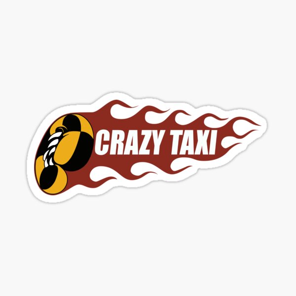Crazy Taxi Stickers | Redbubble