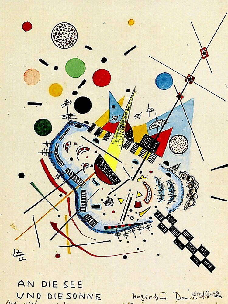 "Kandinsky - Sea and Sun, abstract art" T-shirt for Sale by virginia50 ...