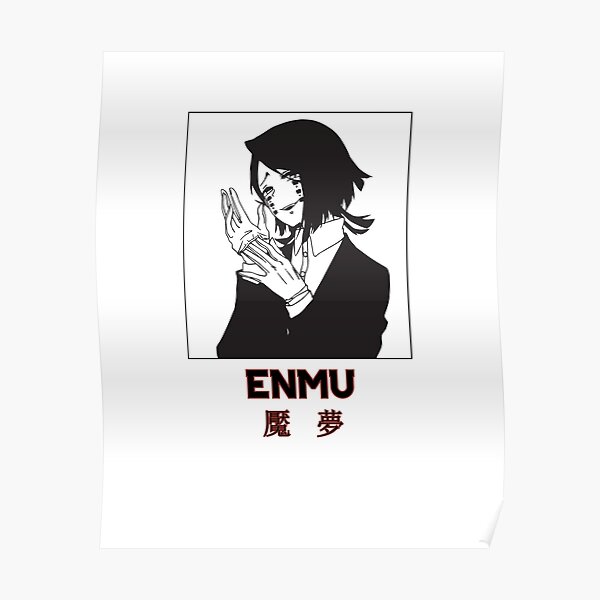 "ENMU - Demon Slayer - White Version" Poster by CatenguDesign | Redbubble