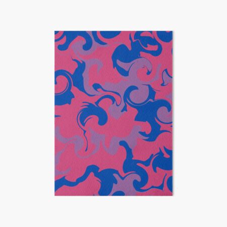 "subtle bi pride" Art Board Print for Sale by caeluh | Redbubble