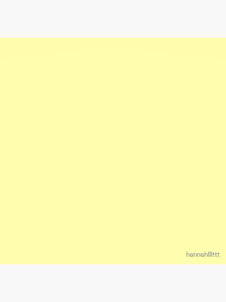 "Light Yellow" Poster by hannahlllttt | Redbubble