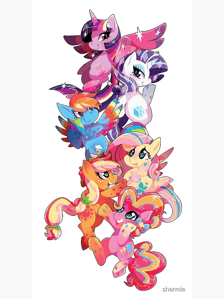 "My Little Pony - Rainbow Power" Poster by sharmie | Redbubble