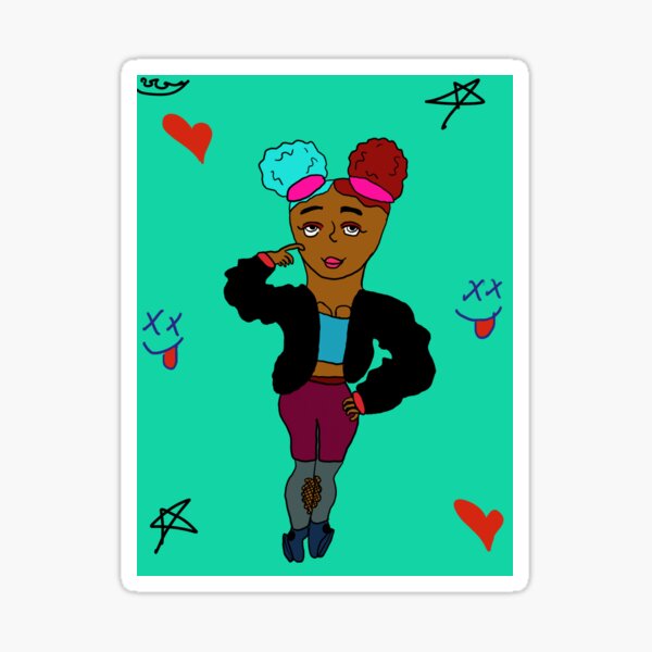 "Tori cartoon" Sticker by vickykicks | Redbubble