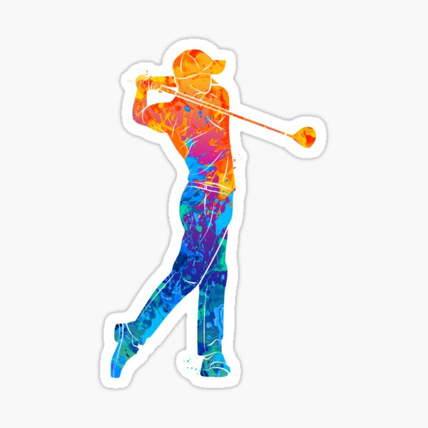 Golf Player Stickers | Redbubble
