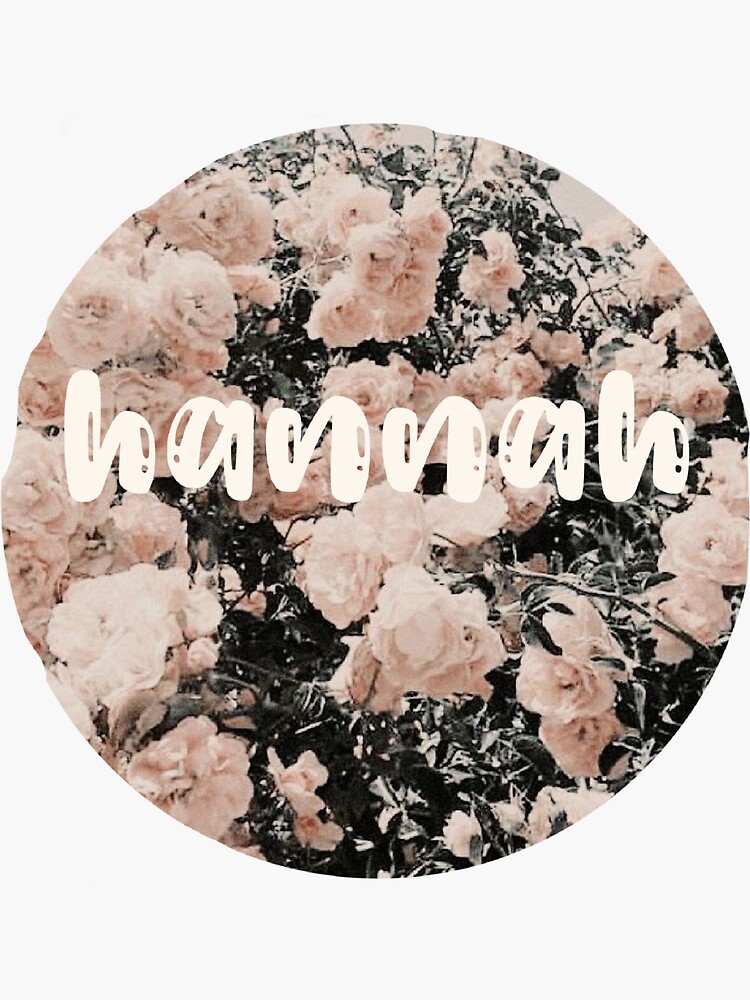 "custom for a hannah " Sticker for Sale by isabellacohen | Redbubble