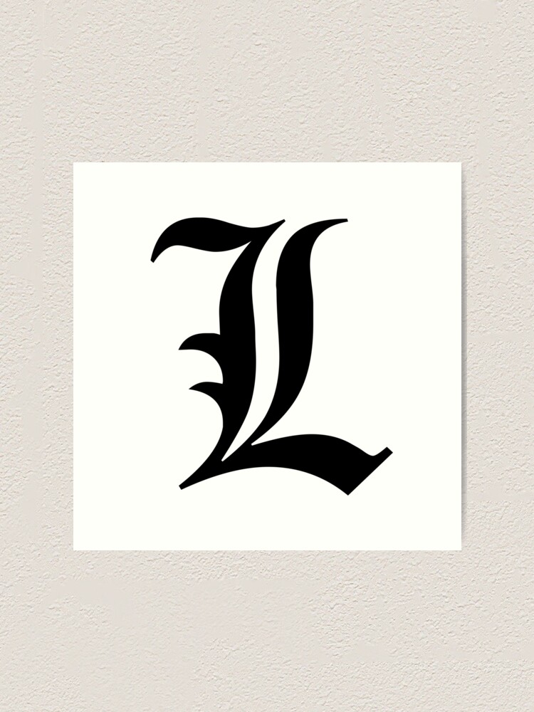 "Gothic L" Art Print for Sale by TeutonDesigns | Redbubble