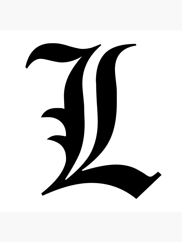 "Gothic L" Poster for Sale by TeutonDesigns | Redbubble