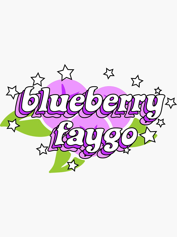 "Blueberry Faygo" Sticker by analeeeee | Redbubble