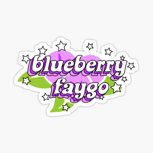 "Blueberry Faygo" Sticker by analeeeee | Redbubble