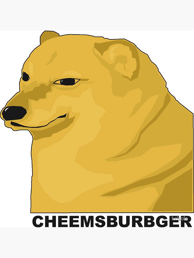 Imán for Sale con la obra «Cheems Meme De Dibujos Animados» de krisola ...