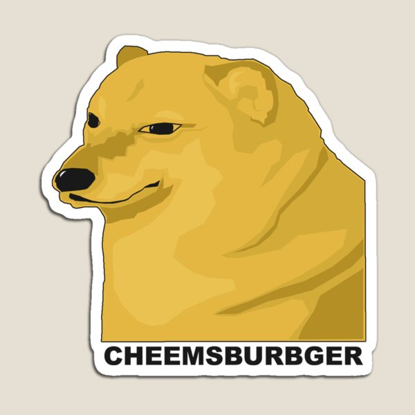 Imán for Sale con la obra «Cheems Meme De Dibujos Animados» de krisola ...