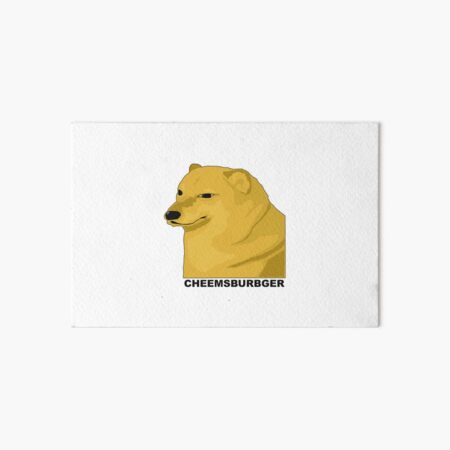 "Cheems Meme Cartoon" Art Board Print for Sale by krisola | Redbubble