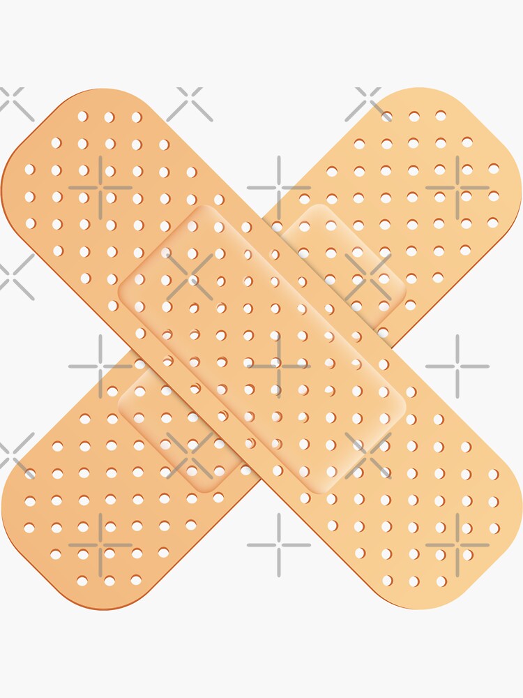 "Bandaid X Medical Nurse Doctor" Sticker for Sale by JustLivinLife ...
