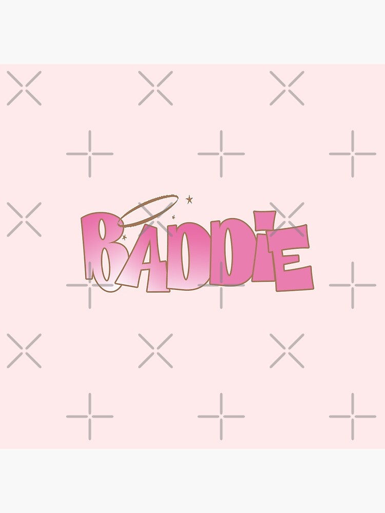 "Pink Baddie " Pin for Sale by adrenaline2120 | Redbubble