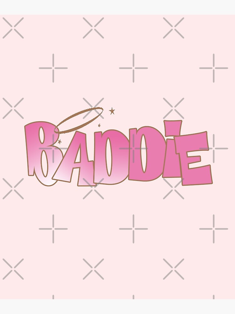 "Pink Baddie " Mounted Print for Sale by adrenaline2120 | Redbubble