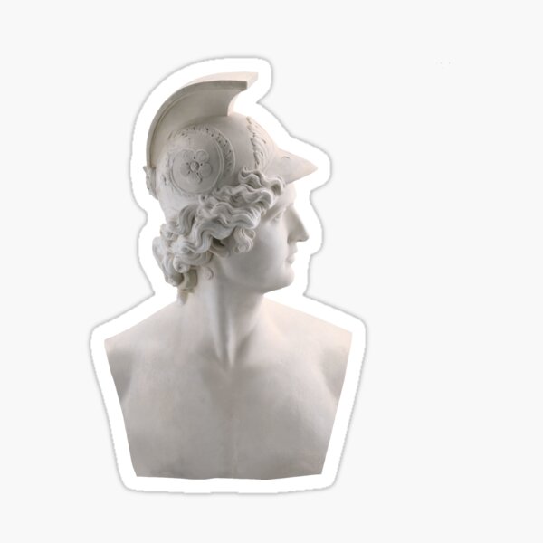 "Marble Roman warrior sculpture and statue" Sticker for Sale by ...