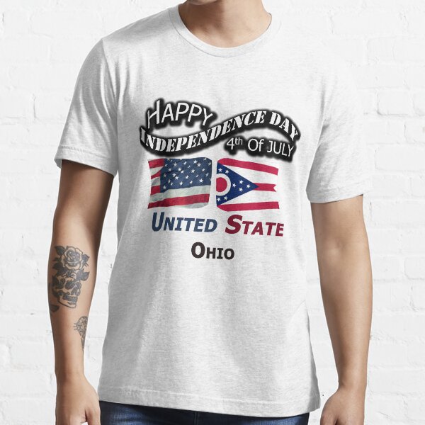 "Happy Independence Day Ohio State, Happy 4th Of July Gift, Happy ...