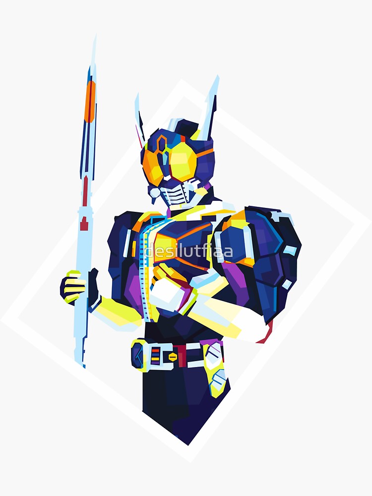 "Kamen Rider Den O Rod Form" Sticker by desilutfiaa | Redbubble