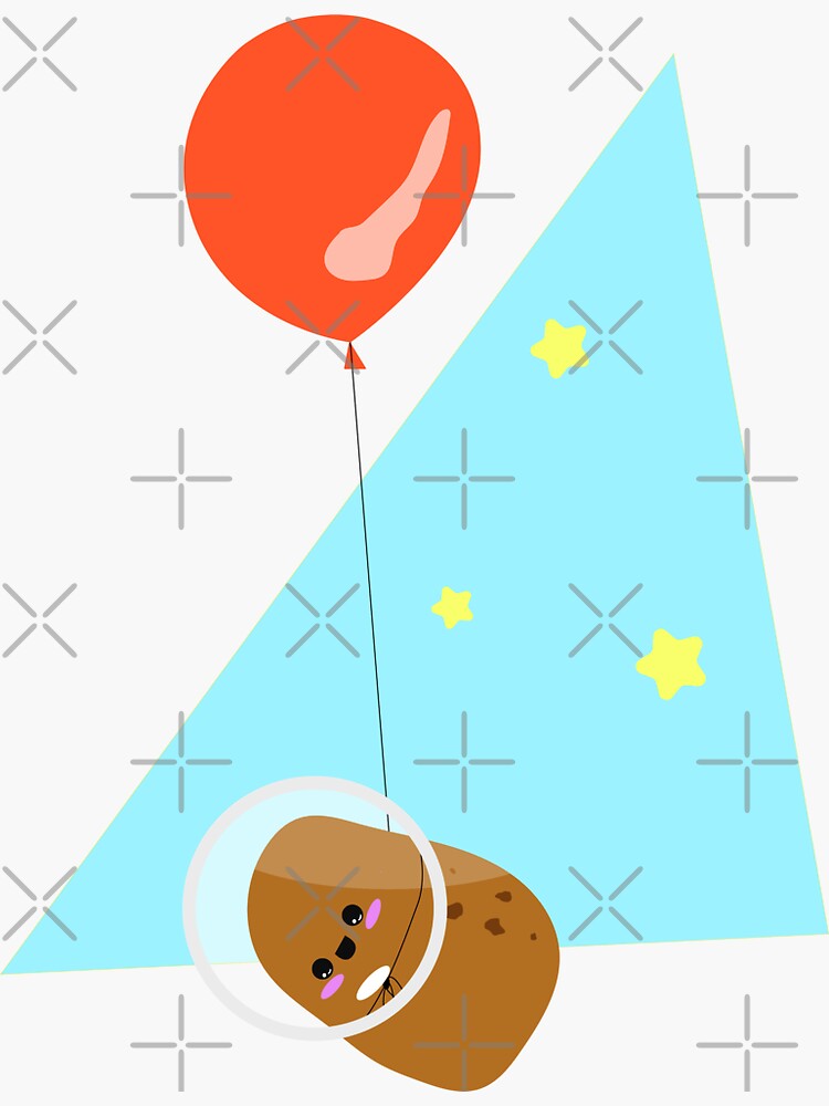 "Space Potato" Sticker for Sale by artnoodles | Redbubble