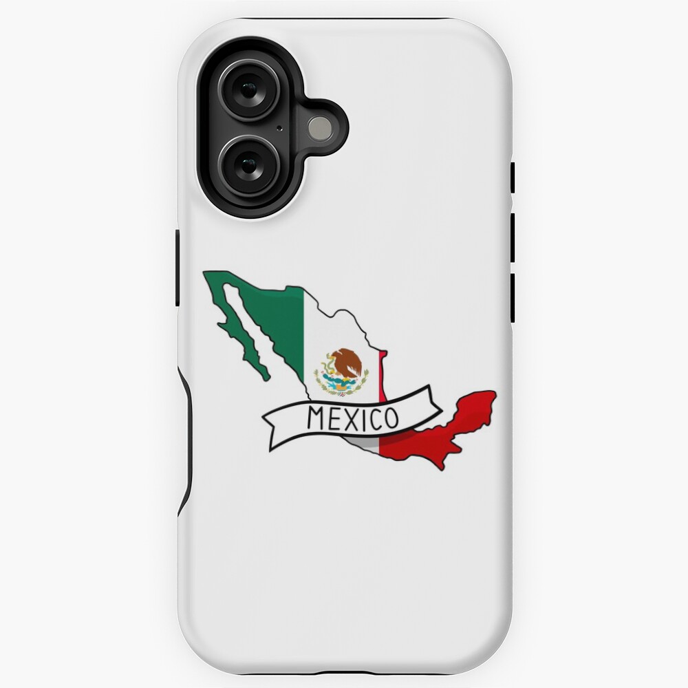 "Mexico Flag Map Sticker" Sticker for Sale by Drawingvild | Redbubble