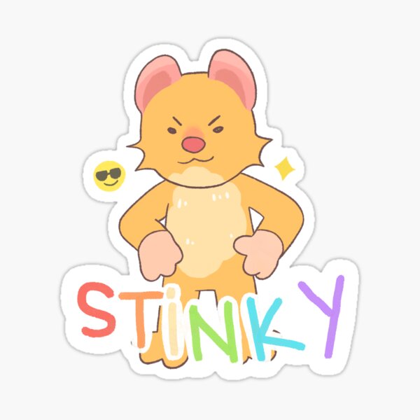 "stinky sticker" Sticker by onigomi | Redbubble