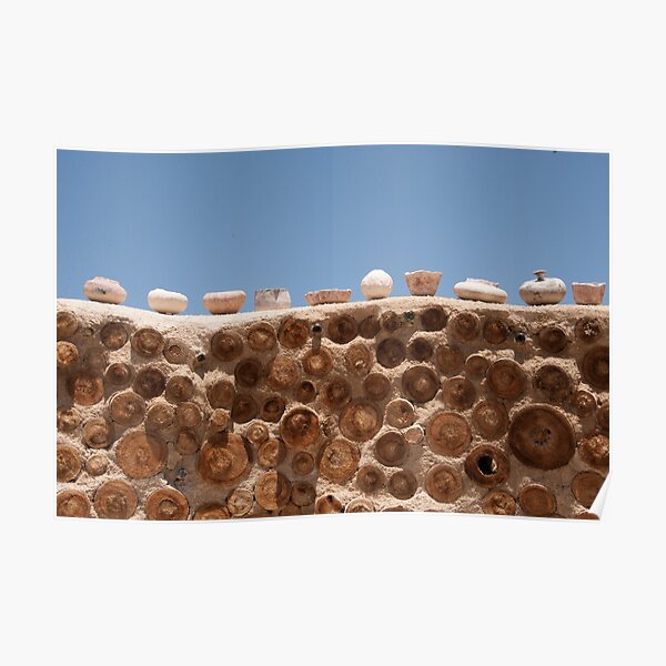 Póster «Pinch Pots en una pared artesanal» de ElenaRay | Redbubble