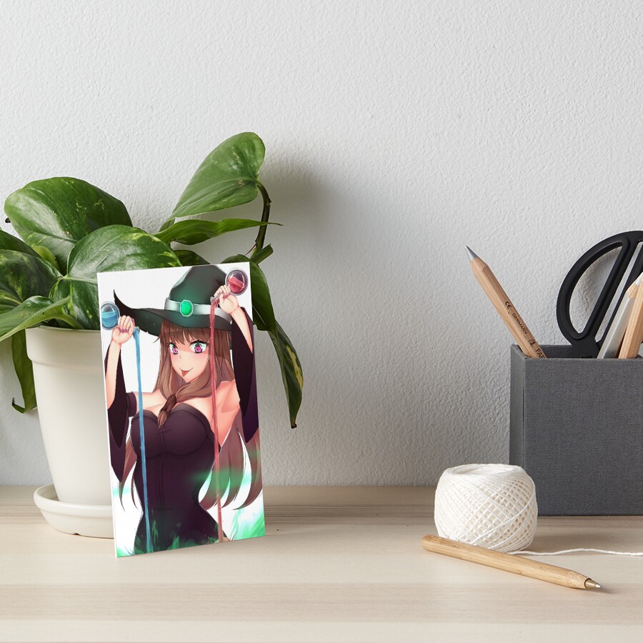 "Minecraft Witch Girl from Mobtalker!" Art Board Print by Destinyplayer ...