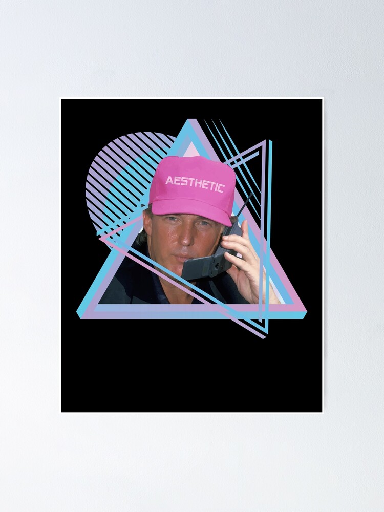 "Aesthetic Trump Creamy Vaporwave Streetwear" Poster by ThatSplat ...