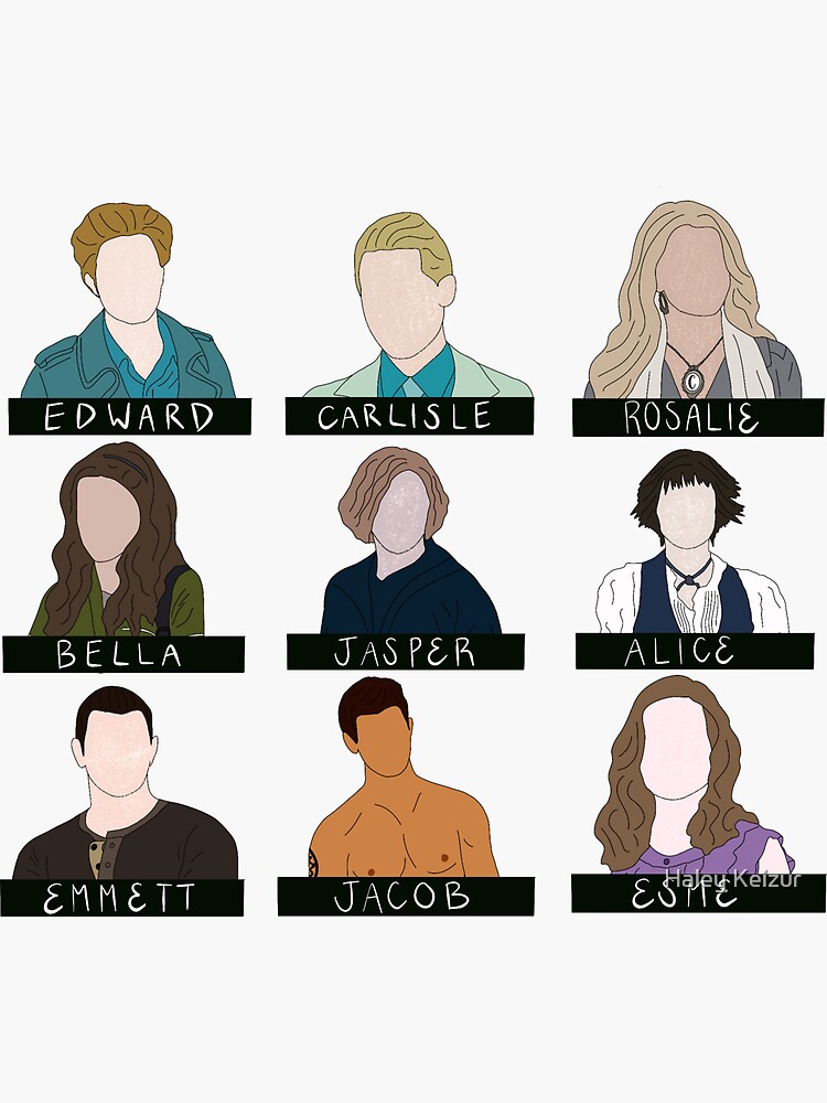 "Twilight Sticker Set" Sticker for Sale by haleyekz | Redbubble