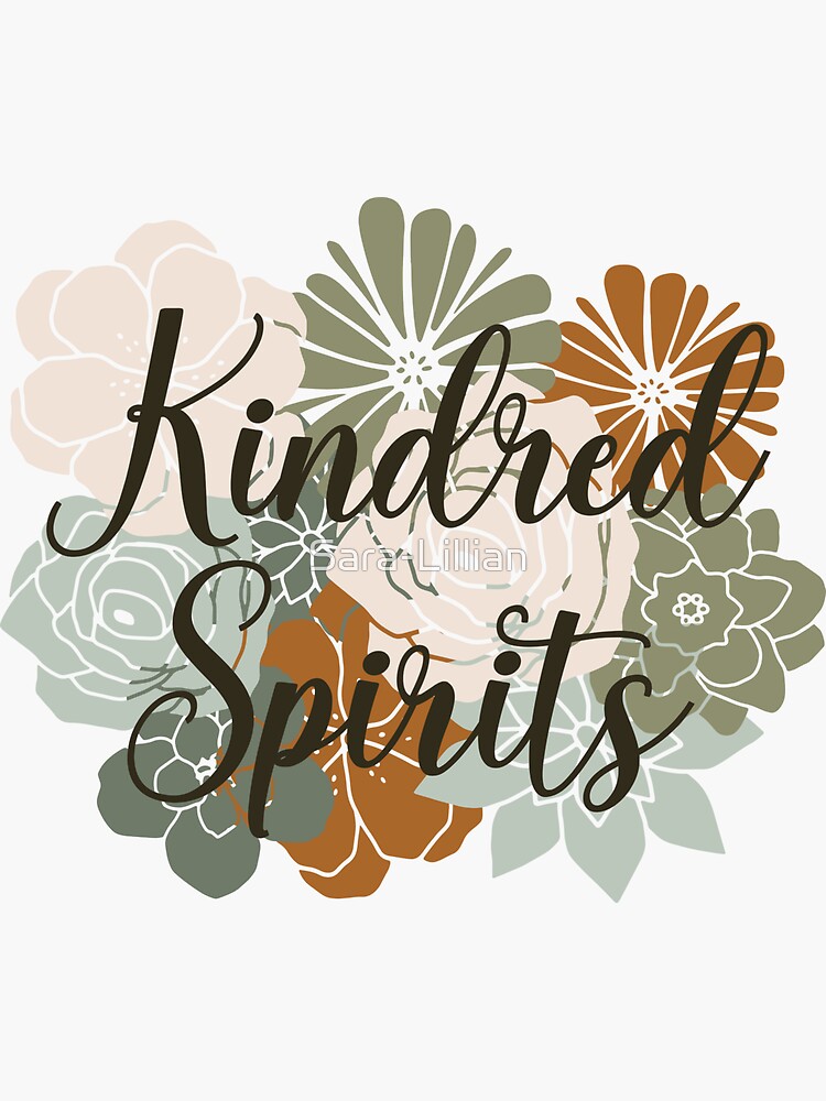 "Kindred Spirits" Sticker for Sale by Sara-Lillian | Redbubble