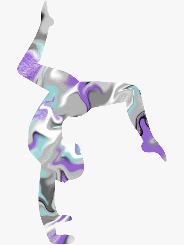 "Double Stag Handstand" Sticker by MaddiePRaps | Redbubble