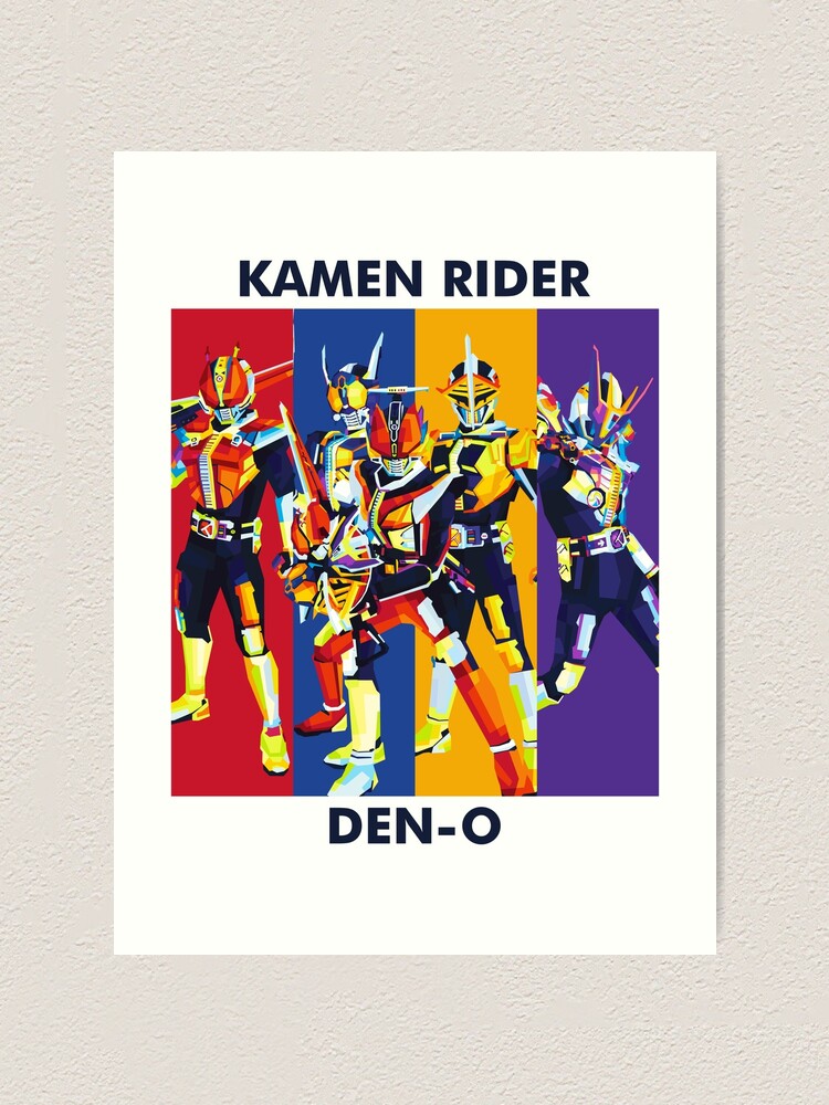 "Kamen Rider Den O All Form" Art Print for Sale by desilutfiaa | Redbubble