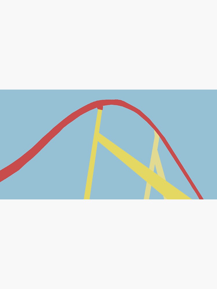"Simplistic Diamondback Roller Coaster (Multiple Products)" Sticker for ...