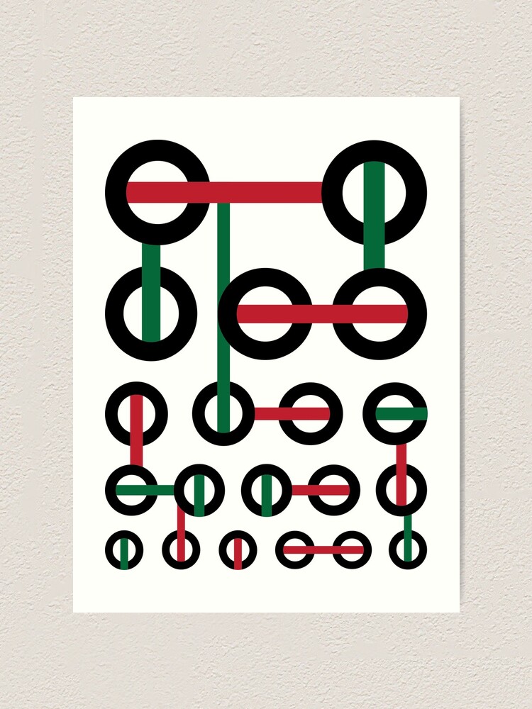 "Japanese Eye Chart" Art Print for Sale by ryanleedesign | Redbubble