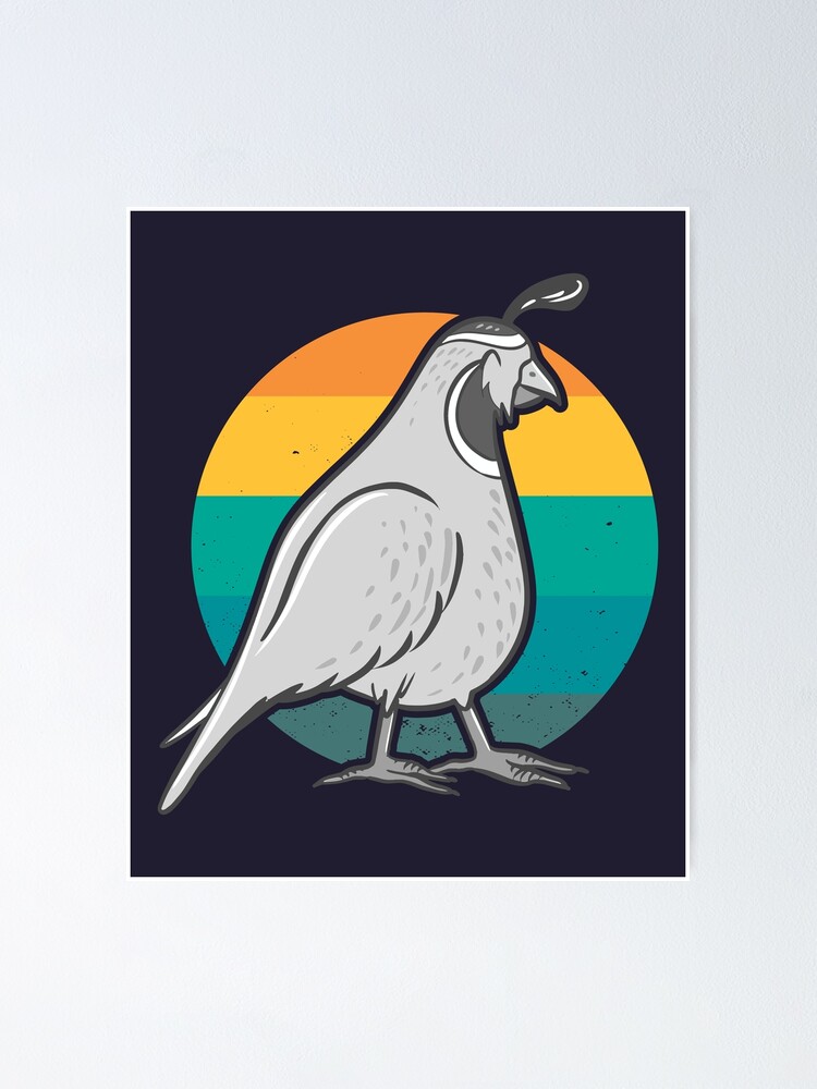 "quail" Poster by DerSenat | Redbubble