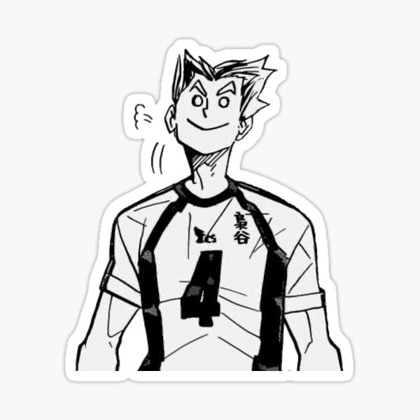 "Bokuto haikyuu! sticker " Sticker by yuennbunn | Redbubble