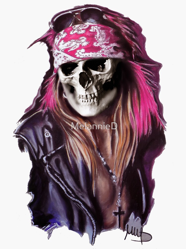 "Axl" Sticker for Sale by MelannieD | Redbubble