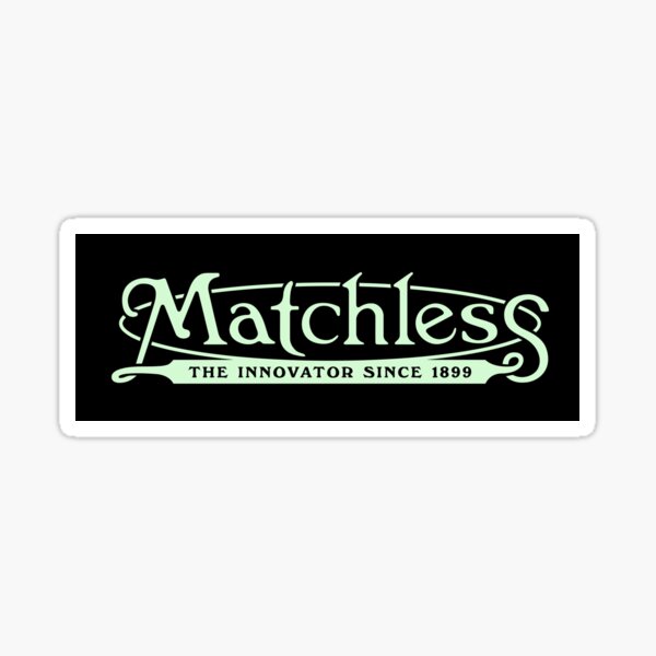 "Matchless classic British motorcycle logo remake" Sticker for Sale by ...