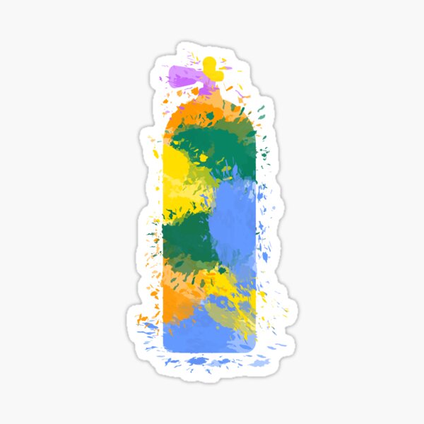 "Make A Splash - Scuba Tank " Sticker for Sale by Wallqvisten | Redbubble