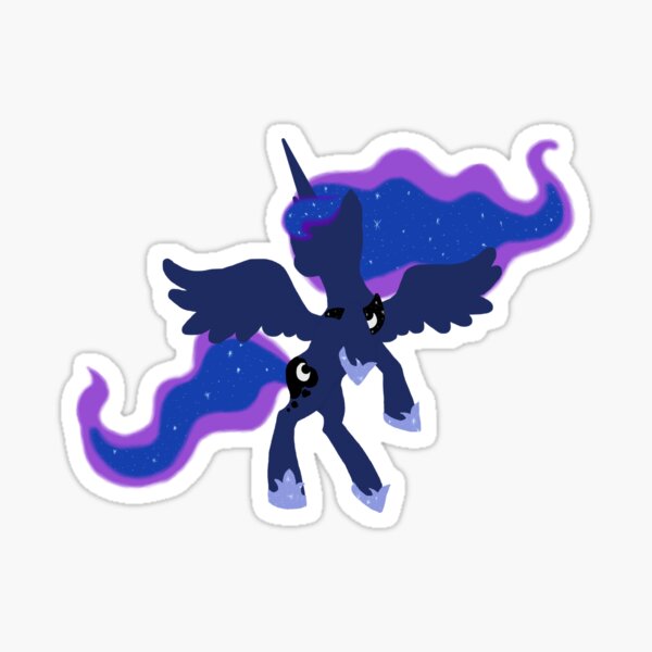 "Princess Luna" Sticker for Sale by Vestrais | Redbubble