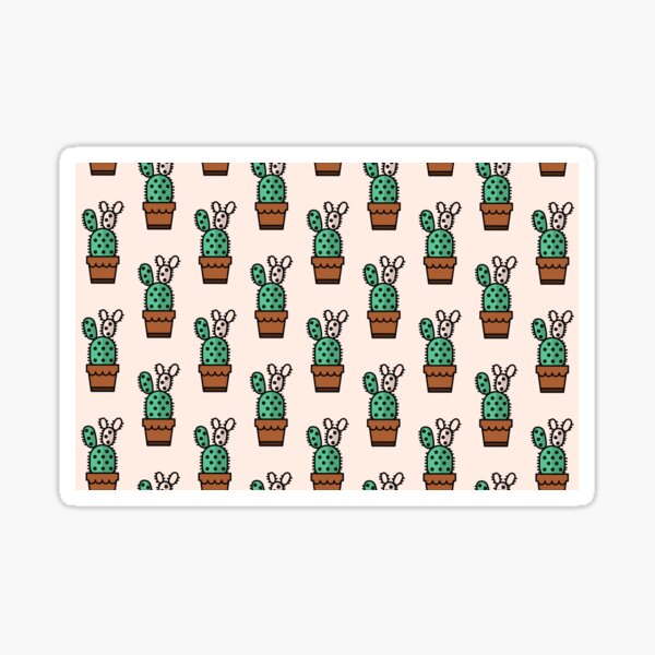 "Cacti" Sticker for Sale by izabella-design | Redbubble
