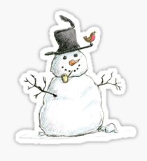 Snowman: Stickers | Redbubble