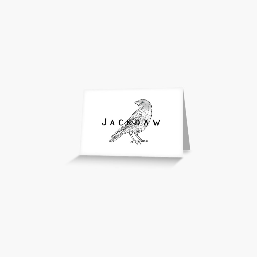"Jackdaw Logo" Greeting Card for Sale by JackdawClothing | Redbubble