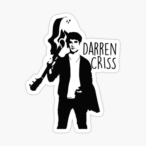 "Darren With Guitar" Sticker by byebyesally | Redbubble