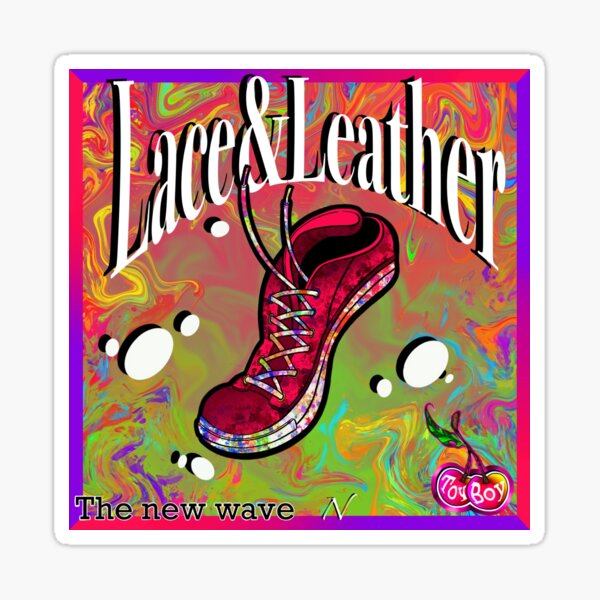 "Lace & Leather" Sticker for Sale by LittleZumi | Redbubble