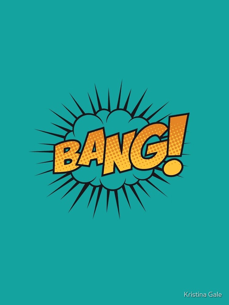 "BANG! Superhero Comic Book Bubble - onomatopoeia" iPhone Case & Cover ...