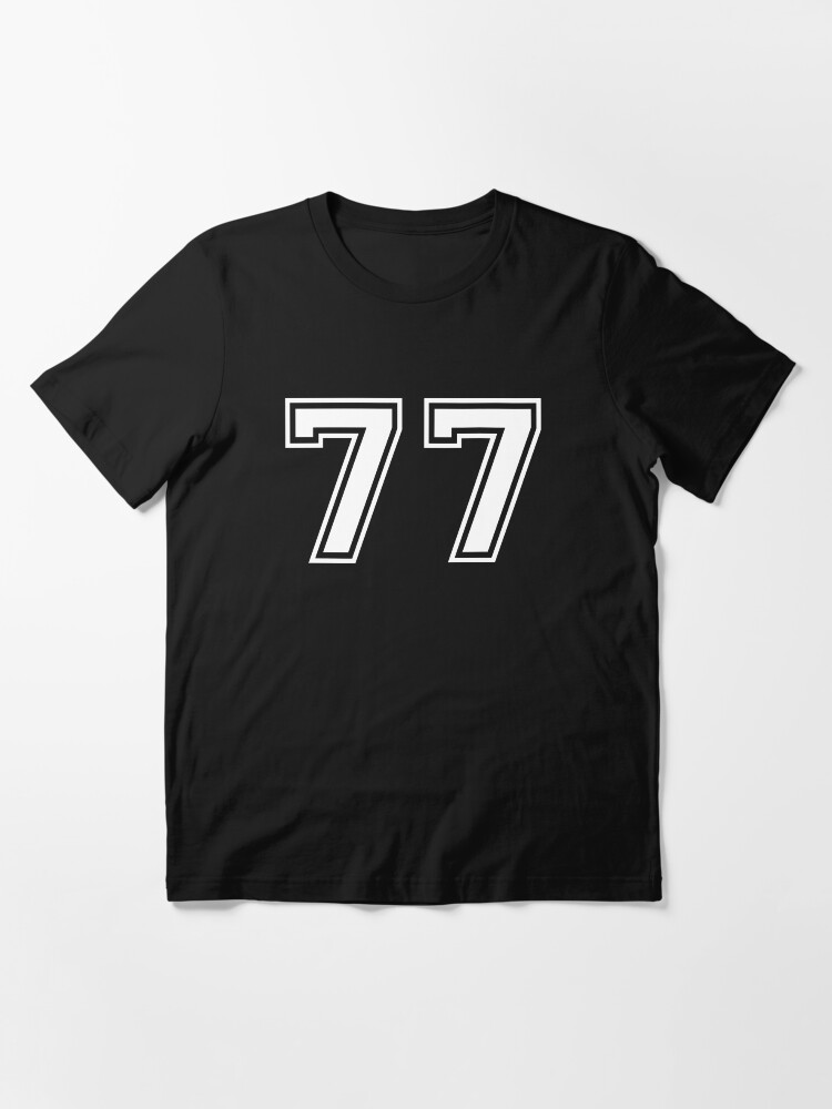"Number 77 Seventy Seven" T-shirt for Sale by AllWellia | Redbubble ...