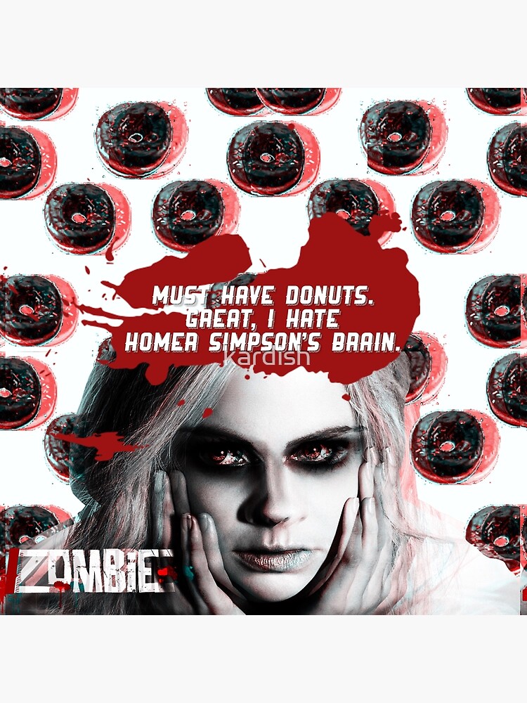 "Homer Simpson's brain" Poster by kardish | Redbubble